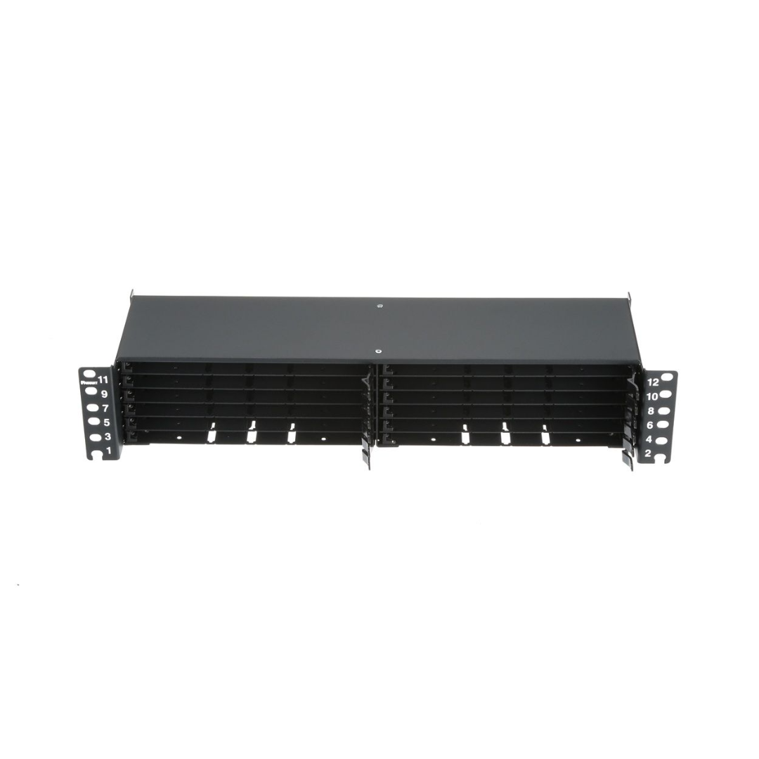 HD Flex™ Fibre Panel 2RU for 4Port or 12 Port cassettes — Networks Centre