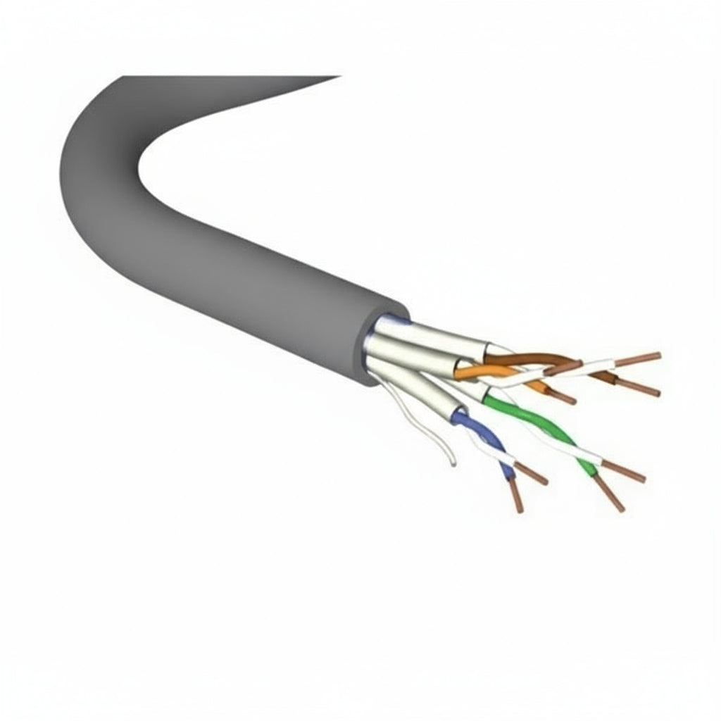 Leviton Cat6A U/FTP Shielded 23AWG Copper Cable Euroclass Cca 305M Gre ...