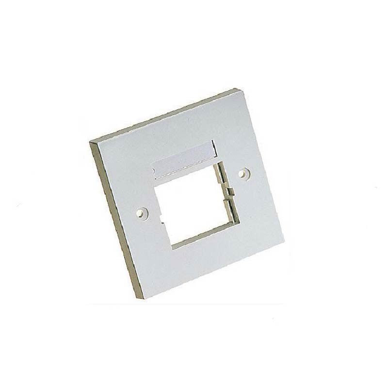 Panduit Netkey 86mm X 86mm, Single Gang Face Plate Frame With Label. A ...