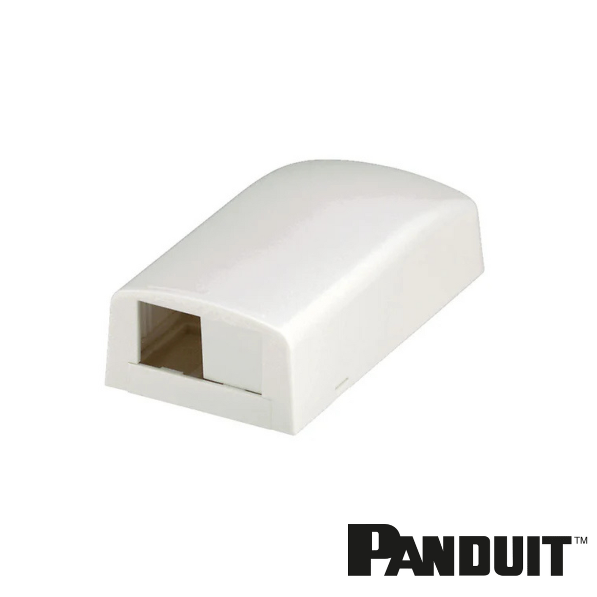 PANDUIT Mini-Com® 2-Port Surface Mount Box | White — Networks Centre