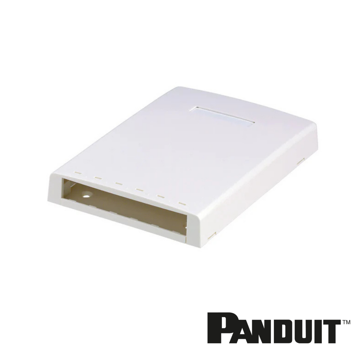 PANDUIT Mini-Com® 6-Port Surface Mount Box | With Fibre Spool | White ...