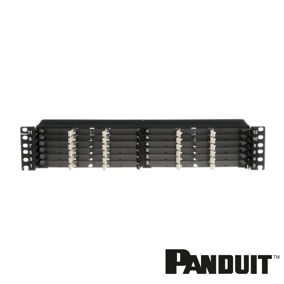 PANDUIT HD Flex™ Fibre Panel | For 4-Port or 12-Port Cassettes | 2RU ...