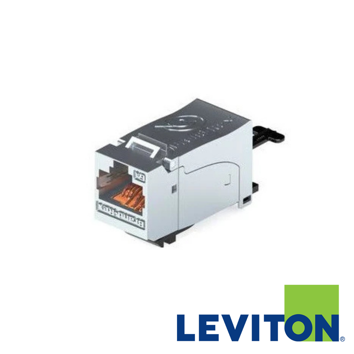 LEVITON Cat6A Tool-Free Snap-in-Jack | Shielded — Networks Centre