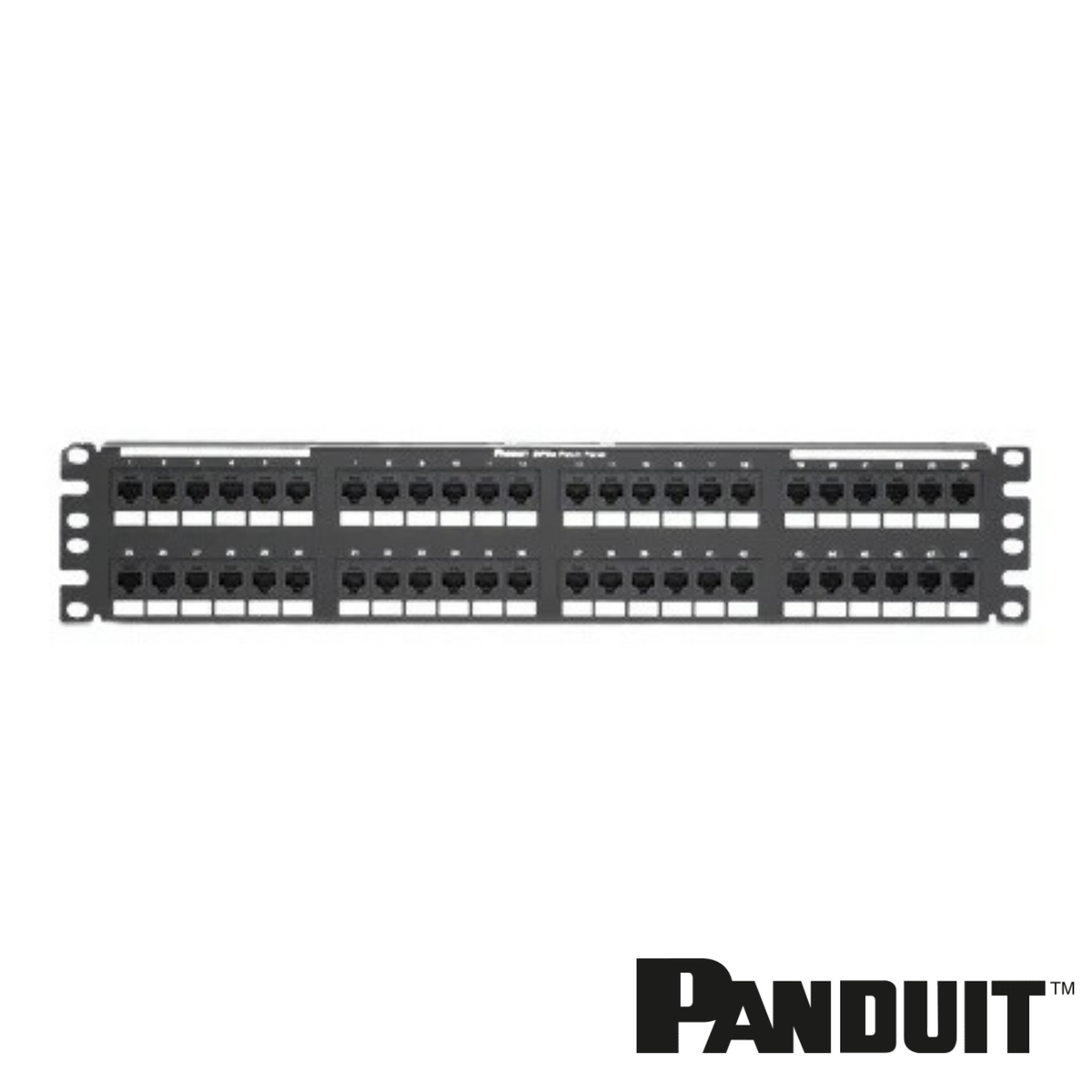 PANDUIT Data-Patch Cat5e 48-Port Punchdown Patch Panel | 2RU — Networks ...