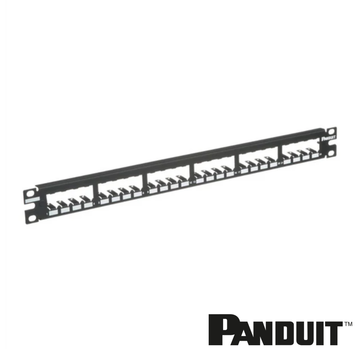 PANDUIT Mini-Com® All Metal Modular 24-Port Patch Panel | 1RU ...