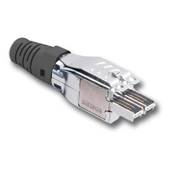 Siemon 4 Pair Tera Plug With Coloured Boot — Networks Centre