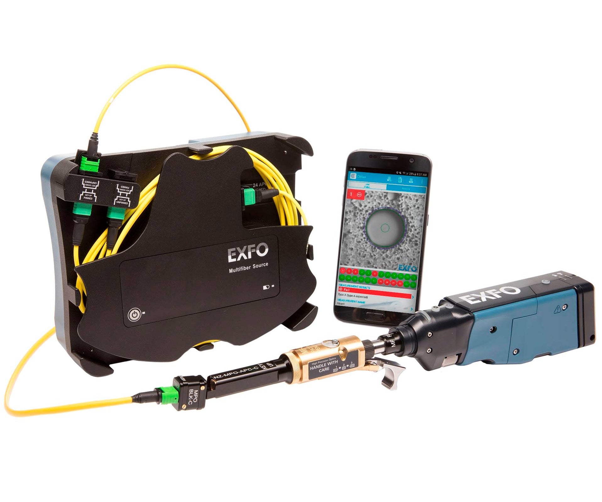 EXFO ConnectorMax MPO 24 Fibre Link Test Solution — Networks Centre