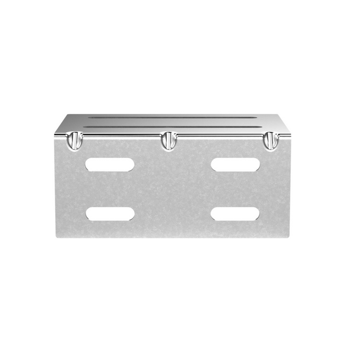 Wire Basket Wall Termination Bracket, Narrow, Zinc — Networks Centre