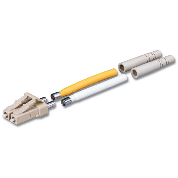 Siemon LC Duplex Connector Multimode Jacketed Fibre Boot Beige ...