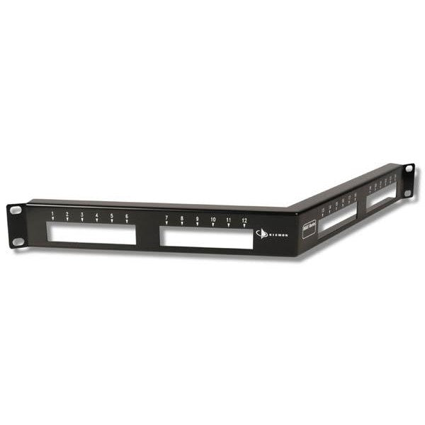 Siemon 24 Port 1U Angled Max Patch Panel — Networks Centre