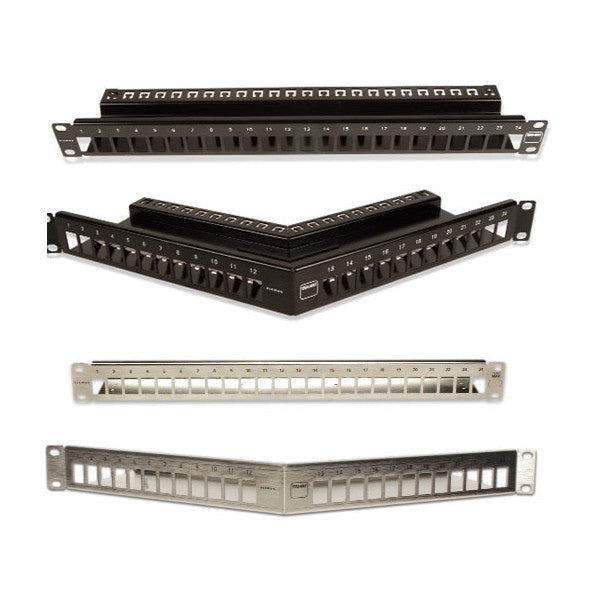 Siemon Tera Max 24 Port Patch Panel Black — Networks Centre